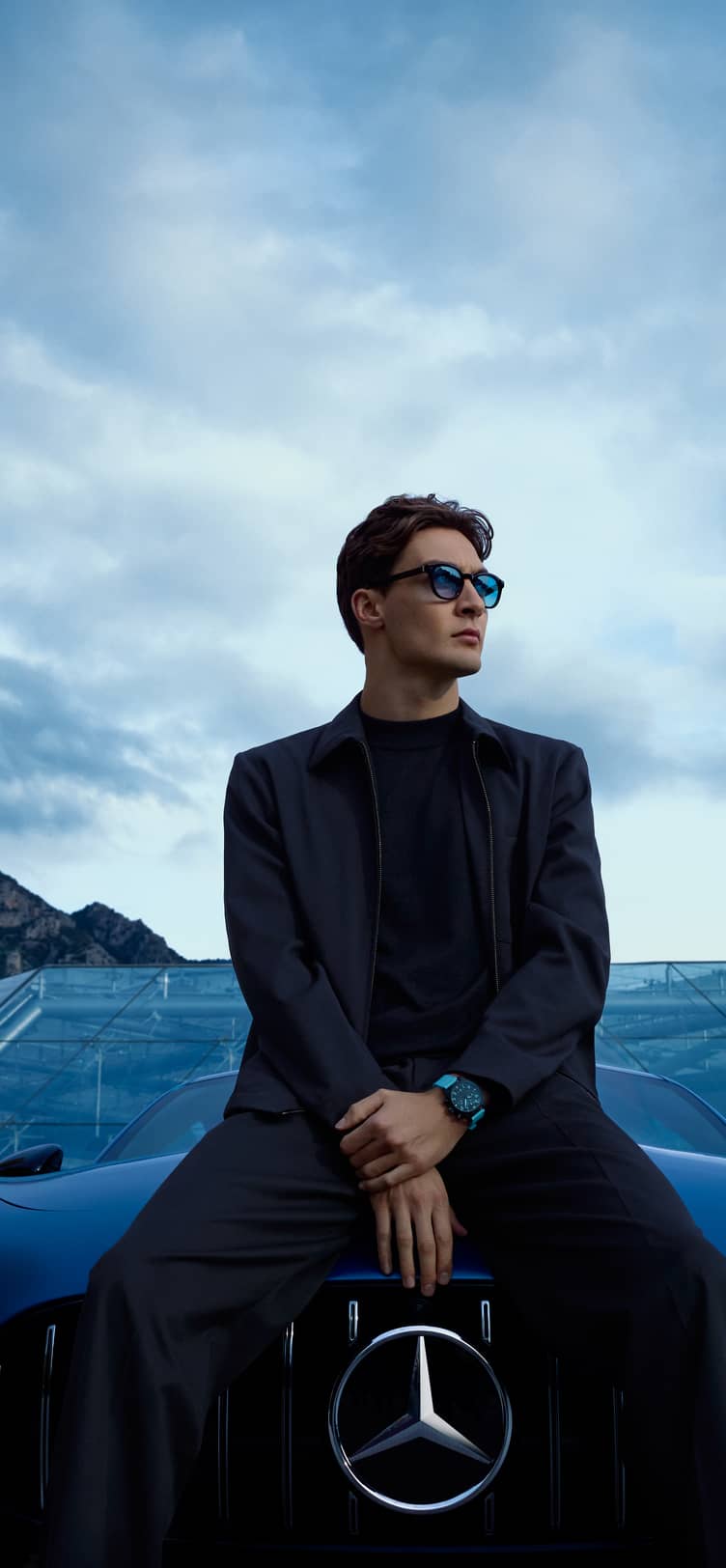 IWC JOURNAL: George Russell – Signature Blue Meets Black Ceramic | IWC ...