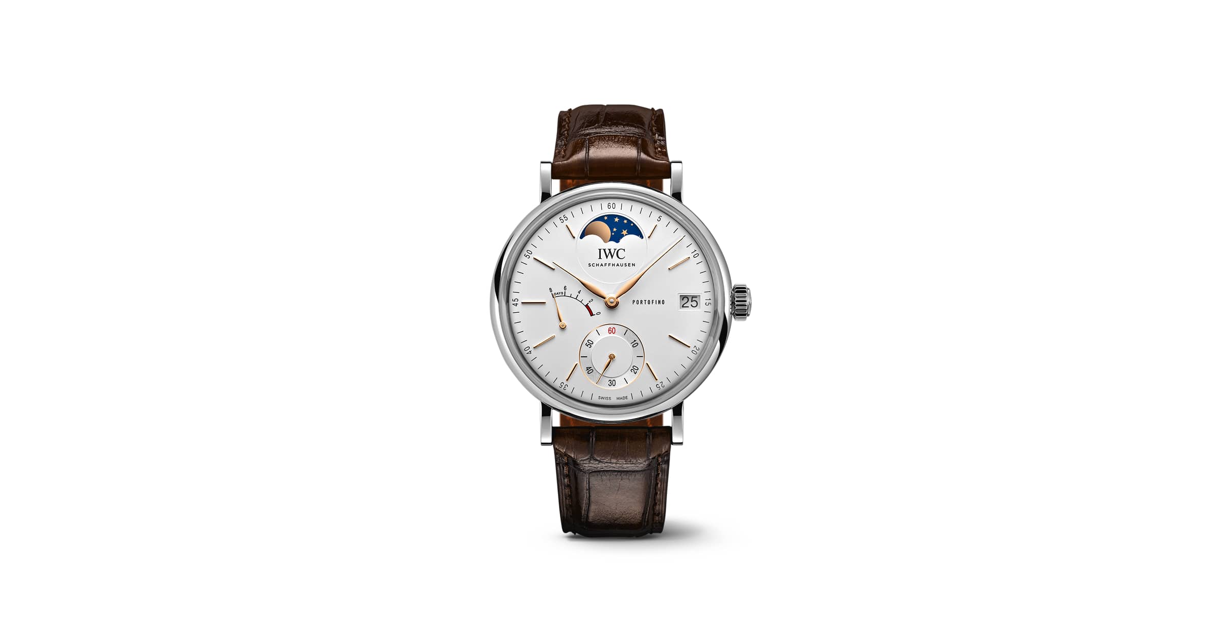 Portofino Hand-Wound Moon Phase - IW516401 - Stainless steel
