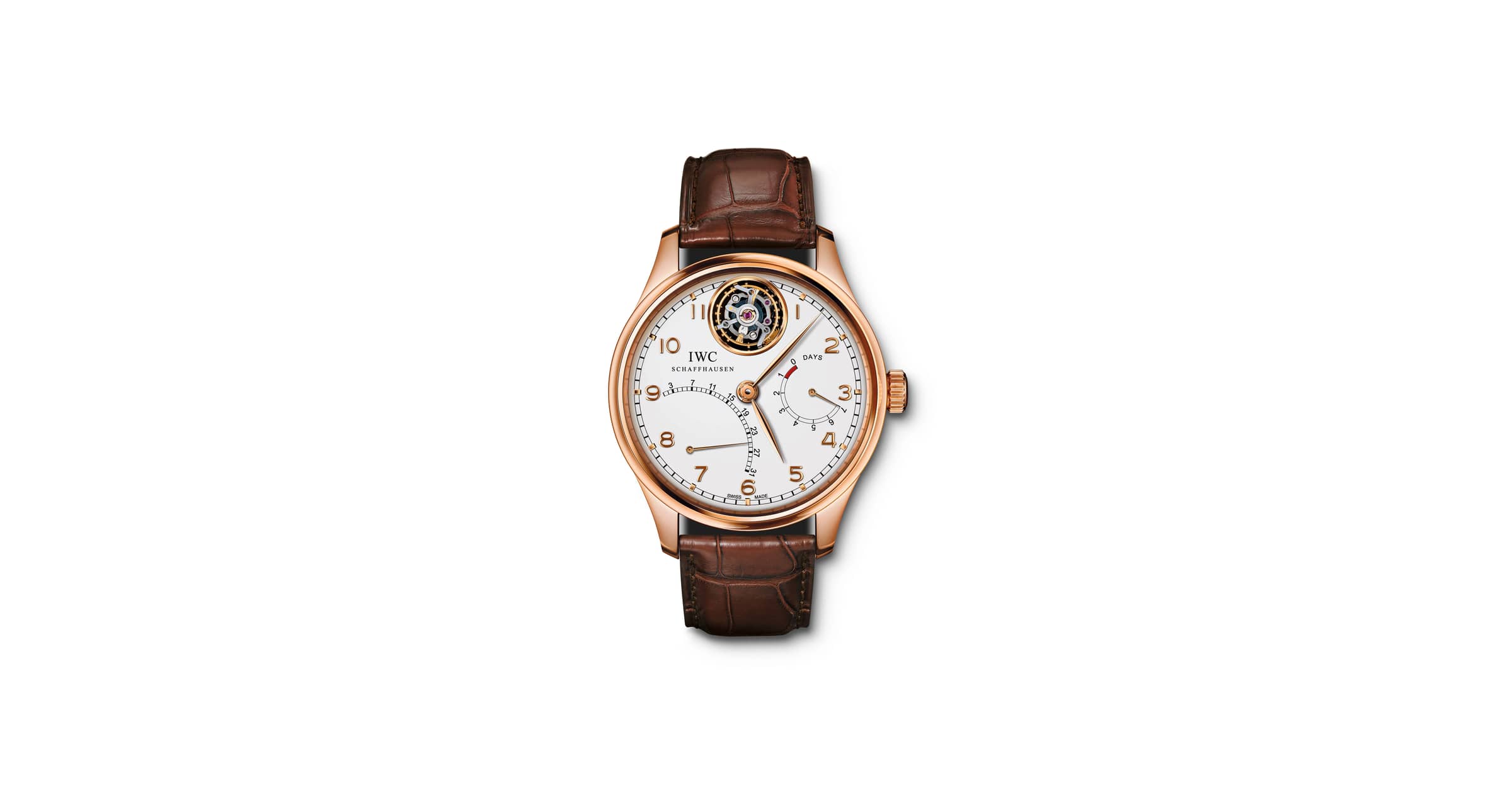 Portugieser Tourbillon Mystère Rétrograde - IW504402 - 18 ct 5N gold