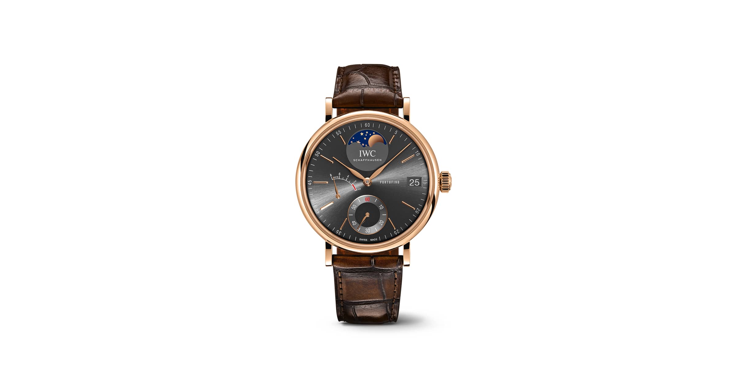 Portofino Hand-Wound Moon Phase - IW516403 - 18 ct 5N gold