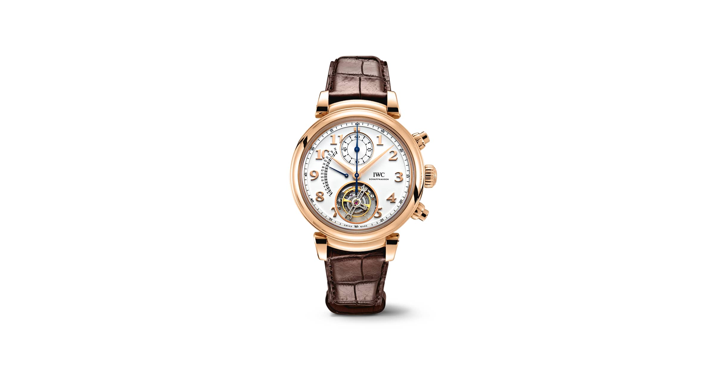 Da Vinci Tourbillon Rétrograde Chronograph - IW393101 - 18 ct 5N gold